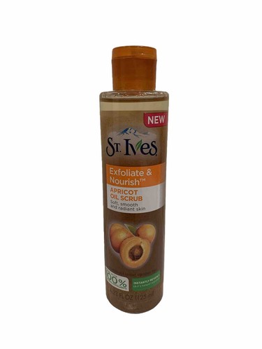 St. Ives Exfoliate & Nourish Apricot Oil Scrub 100% Natural Exfoliant 4 ...
