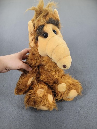 Vintage 1986 ALF Plush Stuffed Animal Doll Coleco TV Character Brown ...