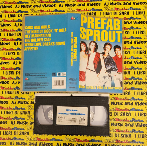 VHS PREFAB SPROUT from langley park to hollywood 1989 uk CBS-CMV 49844 ...