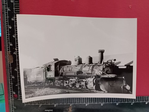 DENVER & RIO GRANDE WESTERN RAILROAD LOCOMOTIVE #464 PHOTO with SNOW ...