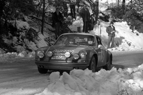 Hans Joachim Walter and Werner Lier Porsche 911 S 1973 Rally Car Old ...