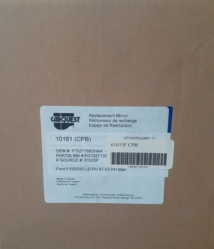Carquest 10161(CPB) Replacement Mirror | eBay