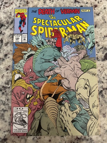 The Spectacular Spider-Man #195 (Marvel Comics December 1992) for sale ...