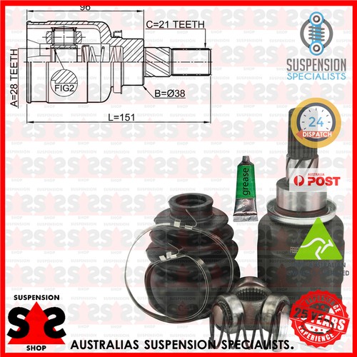 Rear Axle Joint Kit, Drive Shaft Suit RENAULT Duster (Hs_) 1.5 dCi ...