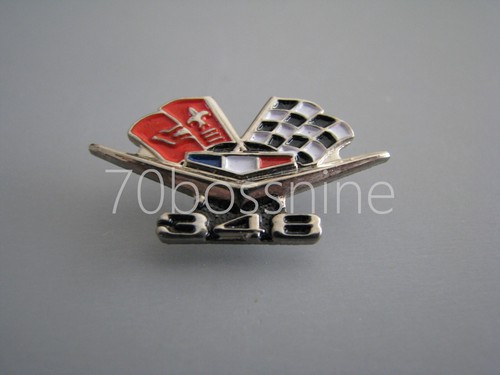 CHEVROLET CHEVY 348 ENGINE FLAGS LOGO 1 1/4" LOGO AUTOMOTIVE HAT PIN ...