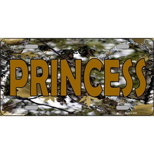 Princess Camouflage Metal Novelty License Plate Tag LP-3939 | eBay