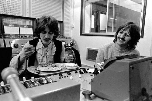 The Beatles Eating Black And White 8x10 Picture Celebrity Print | eBay