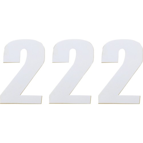 Moose Racing Race Number 2 - White - 4.5" | 80002 | eBay