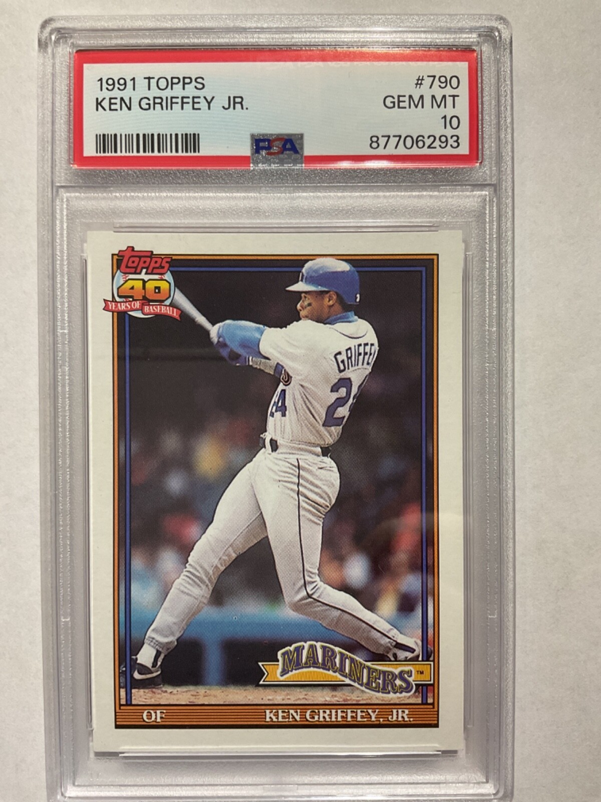 Ken Griffey Jr. 1991 Topps #790 Base PSA 10 Price Guide - Sports Card ...