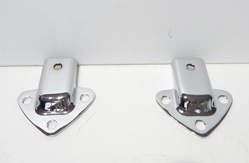 New Pair of Top Frame or Tonneau Bow Sockets for MGB Chrome High ...