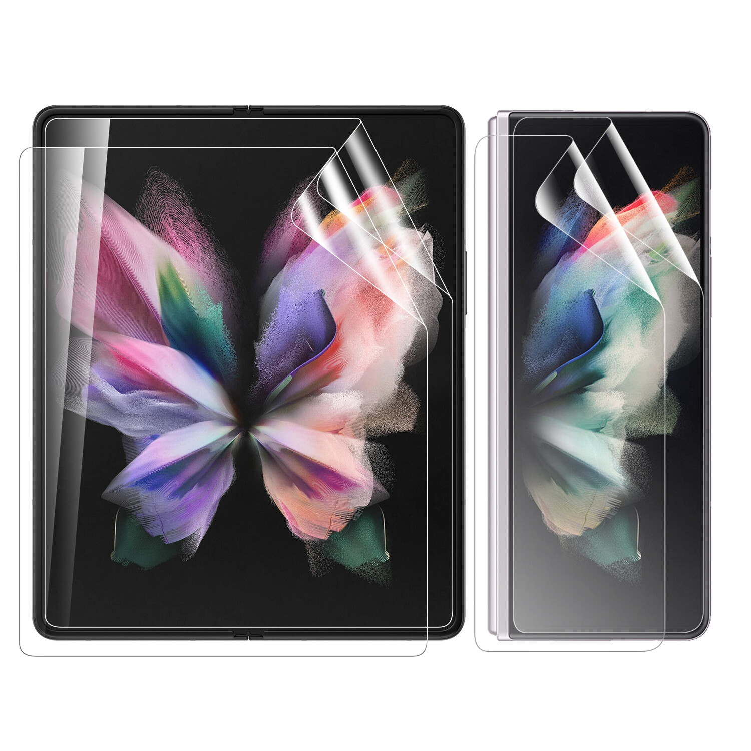 For Galaxy Z Flip 4G 5G Case Slim Hard PC Protective [Vivid Color ...