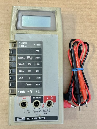 Fluke Model 8021B Digital Multimeter 8021 B for sale online | eBay