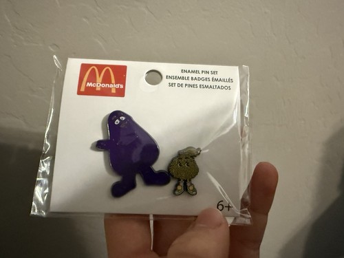 McDonald's Grimace & Fry Kid Enamel Pin Set of 2 Loungefly Brand New | eBay