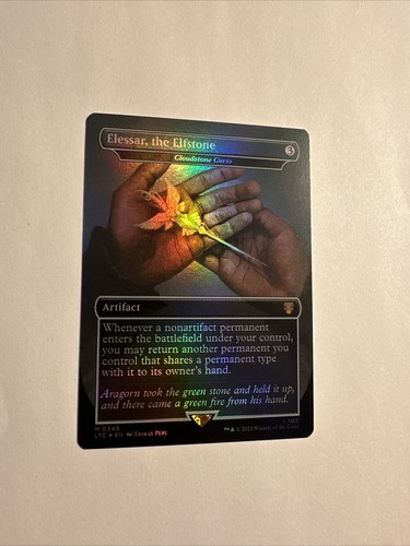 MTG. Elessar, the Elfstone FOIL Commander: The Lord of the Rings: Tales ...