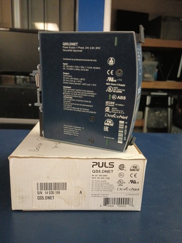NEW PULS DIMENSION QS5.DNET POWER SUPPLY 24VDC, 3.8A, 100-240V | eBay
