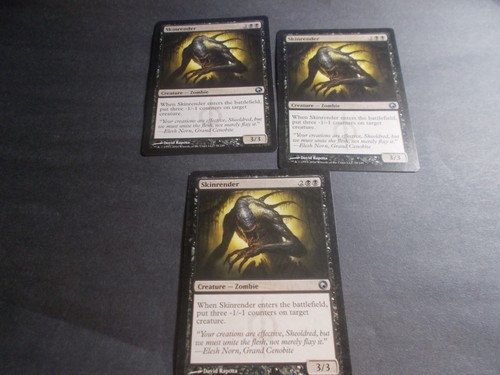 Skinrender x3 MTG Scars of Mirrodin Black Uncommon Creature NM | eBay