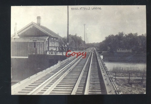 REAL PHOTO GILL'S LANDING WISCONSIN RAILROAD DEPOT TRAIN STATION ...