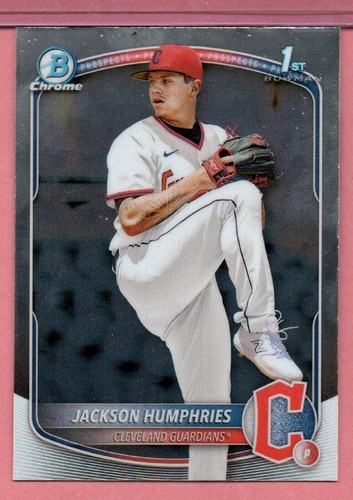 Jackson Humphries, Cleveland Guardians, 2025 Bowman Chrome Prospects ...