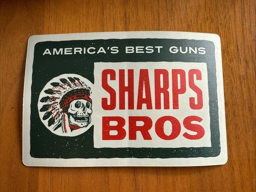 Sharps Bros Reman Indian Rifle Vinyl Decal Sticker Shot Show 2025 | eBay