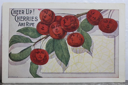 Comic Cartoon Cherries Are Ripe Postcard Old Vintage Card View Standard Souvenir | eBay