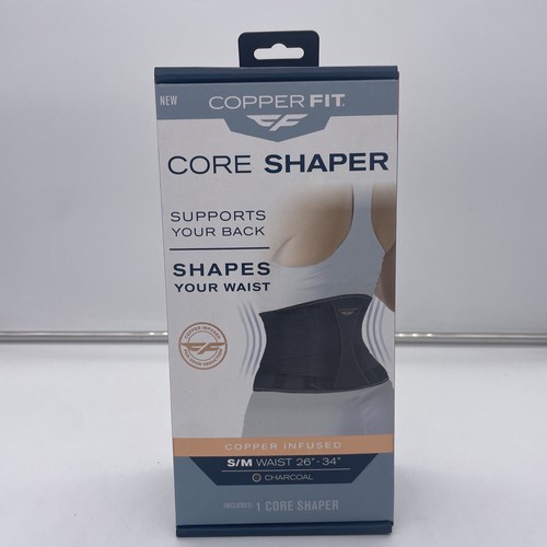 New COPPER FIT Core Shaper Women Charcoal S/M Waist 26"-34" | eBay