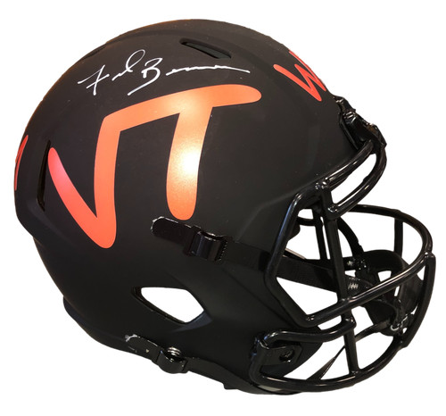 Virginia Tech Hokies Frank Beamer Signed Auto Lunch FS Rep Helmet - JSA ...