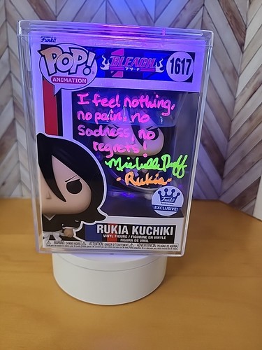 Rukia Kuchiki (Bleach) Funko exclusive signed Funko pop #1616 ...