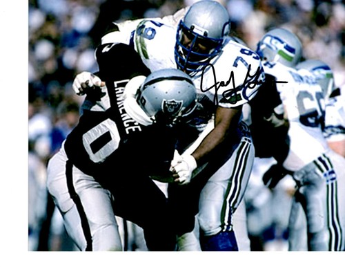 SEATTLE SEAHAWKS SIGNED JACOB GREEN 8X10 PHOTO B&W NFL L@@K! PROOF ...