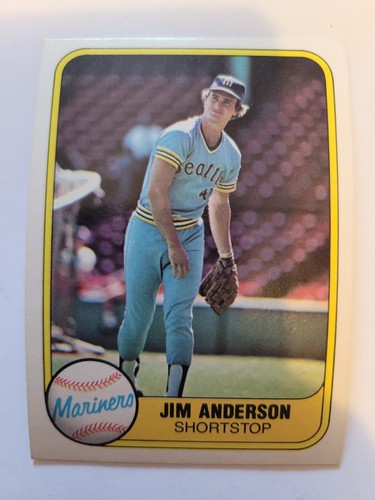 1981 FLEER JIM ANDERSON #598 NM | eBay