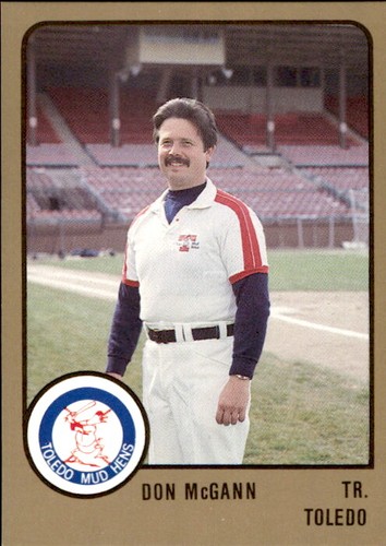 1988 Toledo Mud Hens ProCards #606 Don "Radar" McGann Trainer NM ...