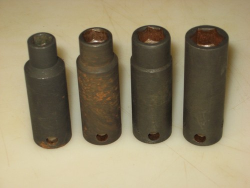 NEW 4-pc 3/8"-dr. 6-pt DEEP IMPACT SOCKET SET (5/16" thru 1/2"), USA ...