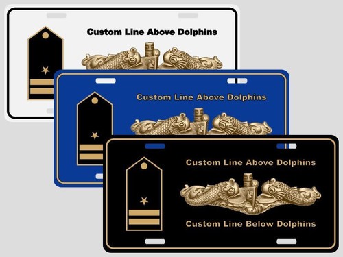 NAVY LIEUTENANT 0-3 SUBMARINE SILENT SERVICE GOLD DOLPHIN CUSTOM ...
