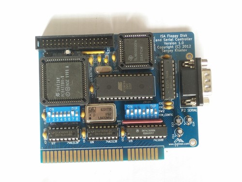 ISA 8bit High Density Floppy 1.44 MB , 2.88 MB + Boot ROM + Serial (3 ...