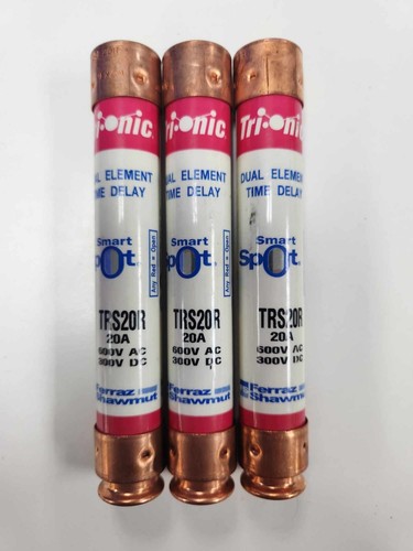 Lot of 3 Ferraz Shawmut Trionic TRS20R Class RK5 Fuses | eBay