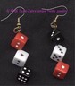 Funky Novelty Blackjack PLAYING CARDS EARRINGS Poker Game Casino ...