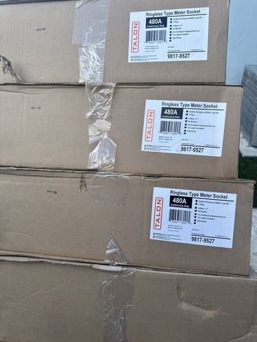 600 Amp Meter Socket 3 Phase Aluminum, K Base K7 Meter 9817-9527 | eBay