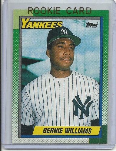 1990 Topps Bernie Williams Rookie Card RC #701 Mint | eBay