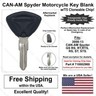 GENUINE CAN AM SPYDER BLANK KEY 2014-2021 RS RTS RT ST STS ST F3 LTD ...