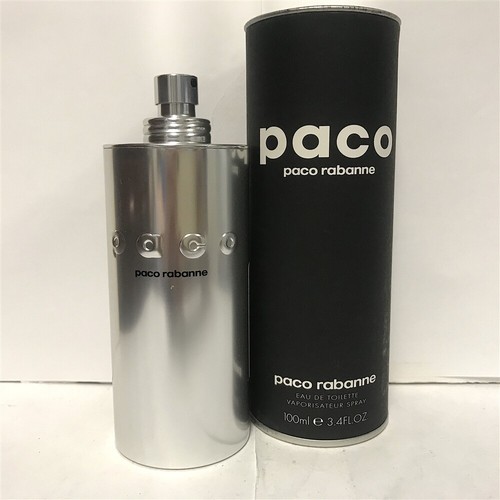 Paco By Paco Rabanne Eau De Toilette Spray 3.4 oz Silver Can .. | eBay