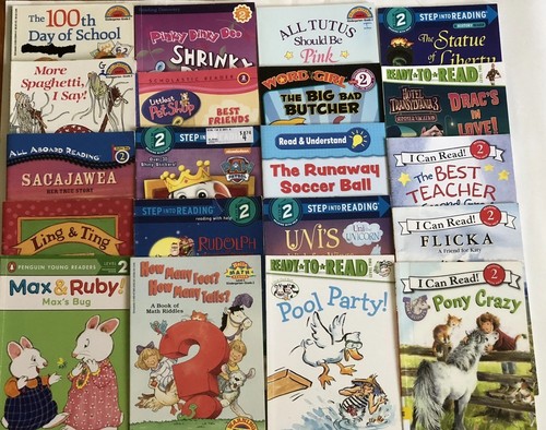 Lot of 20 I CAN READ Books Level 2 - GIRLS Interest | eBay