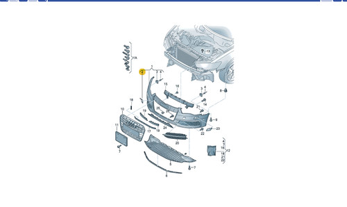 0EM Front Bumper Tow Eye Cover For AUDI A6 S-LINE S6 4G0807241A GRU ...