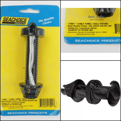 3/4 Inch Black WaterTight Thru Hull Wire Cable Pass Thru Fitting for ...