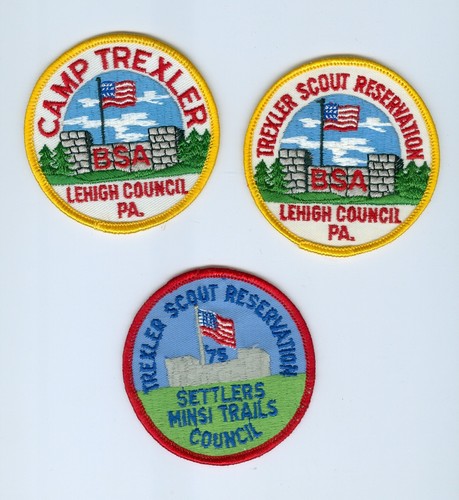 BSA Camp Trexler and 2 different Trexler Scout Reservation patches | eBay