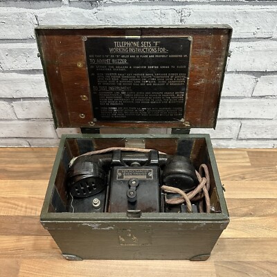 Field Telephone in Collectable Wwii Military Field Gear & Equipment for ...