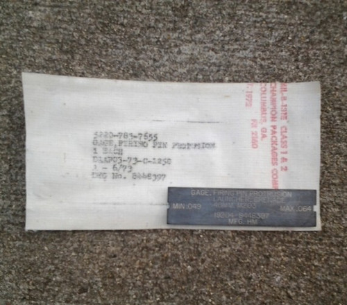 M203 Firing Pin Protrusion Gauge (gage) USGI surplus | eBay