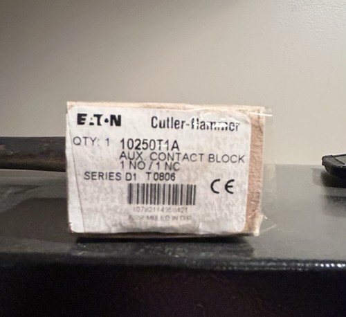 NEW EATON CUTLER-HAMMER 10250T1 CONTACT BLOCK 1NO-1NC | eBay