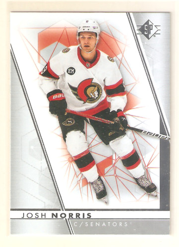 Josh Norris 2022-23 SP Retail Base Card #94 Senators | eBay
