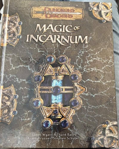 D&D Dungeons and Dragons MAGIC OF INCARNUM Hardcover | eBay