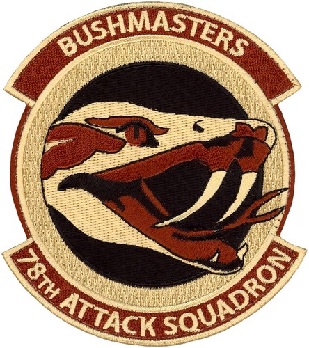 USAF 78th ATTACK SQUADRON PATCH - DESERT | eBay