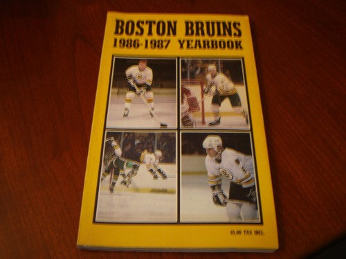 Boston Bruins 1986-87 Year Book. Cam Neely's first year with the Bruins ...